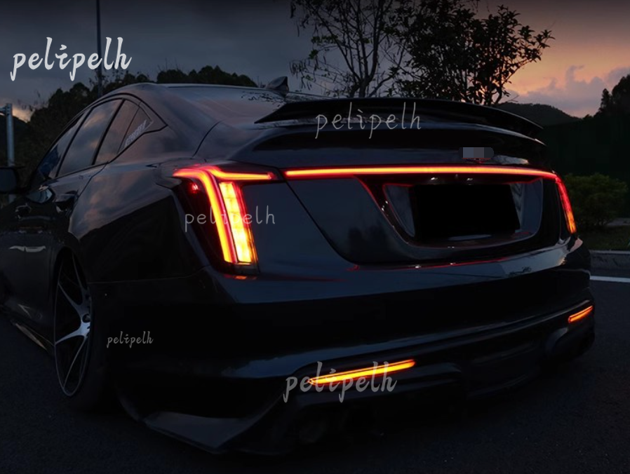 LED Rear Door Trunk Lights Brake Lights+Rear Fog Lights For Cadillac ...