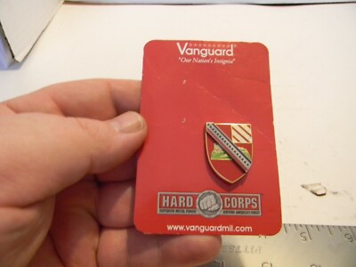 NOC VANGUARD US MILITARY GOLD/RED LAPEL PIN | eBay