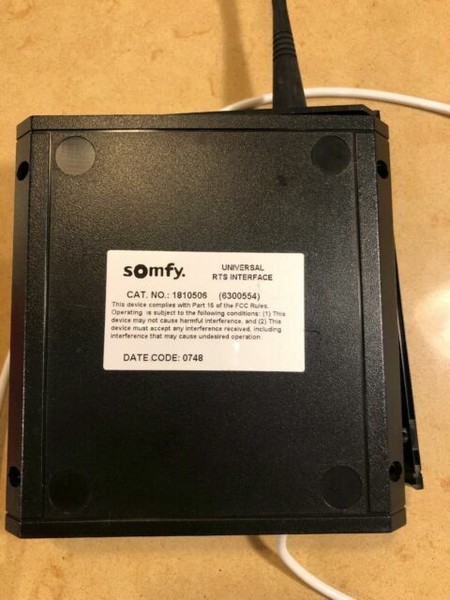 Somfy Universal RTS Interface 5 Channel Dry Contact Rs232 1810506 ...