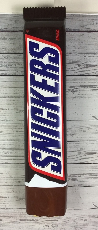 Snickers Candy Bar 3D Plastic Wall Hanging Store Display RARE Free Ship ...