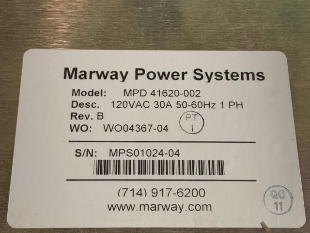 Marway+Power+Systems+MPD+41620-002+Power+Distribution+Unit+120+VAC+30 ...
