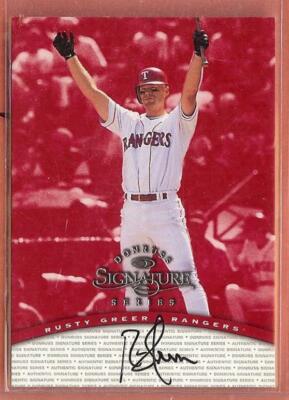 1997 DONRUSS SIGNATURE SERIES RUSTY GREER AUTO!! | eBay