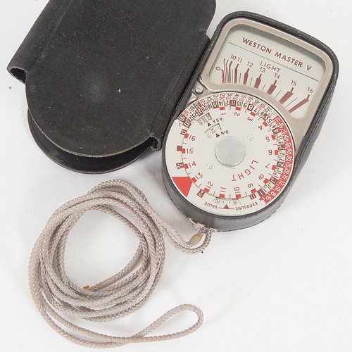 VINTAGE WESTON MASTER V MODEL S 461-5 EXPOSURE METER IN ORIGINAL CASE # ...
