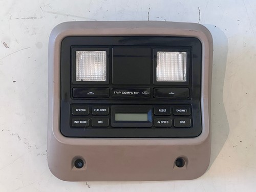 1990 Ford Aerostar interior dome light trip computer Assembly Tan Eddie ...