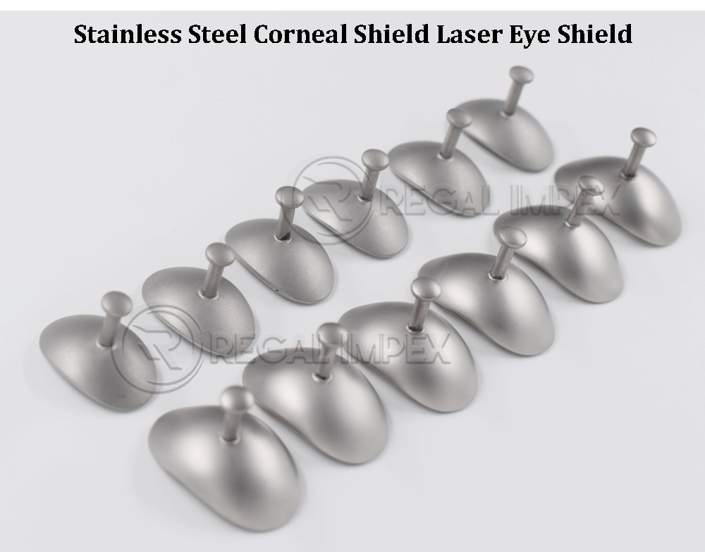 Lot of 12 Stainless Steel Corneal Shield | Laser Eye Shield | Corneal ...