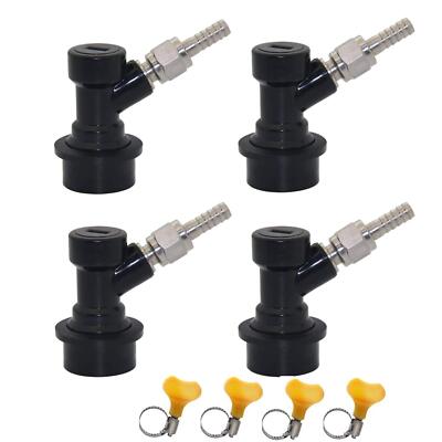 Ball Lock Quick Disconnect Set Ball Lock Beer Quick Disconnect 1/4 MFL ...