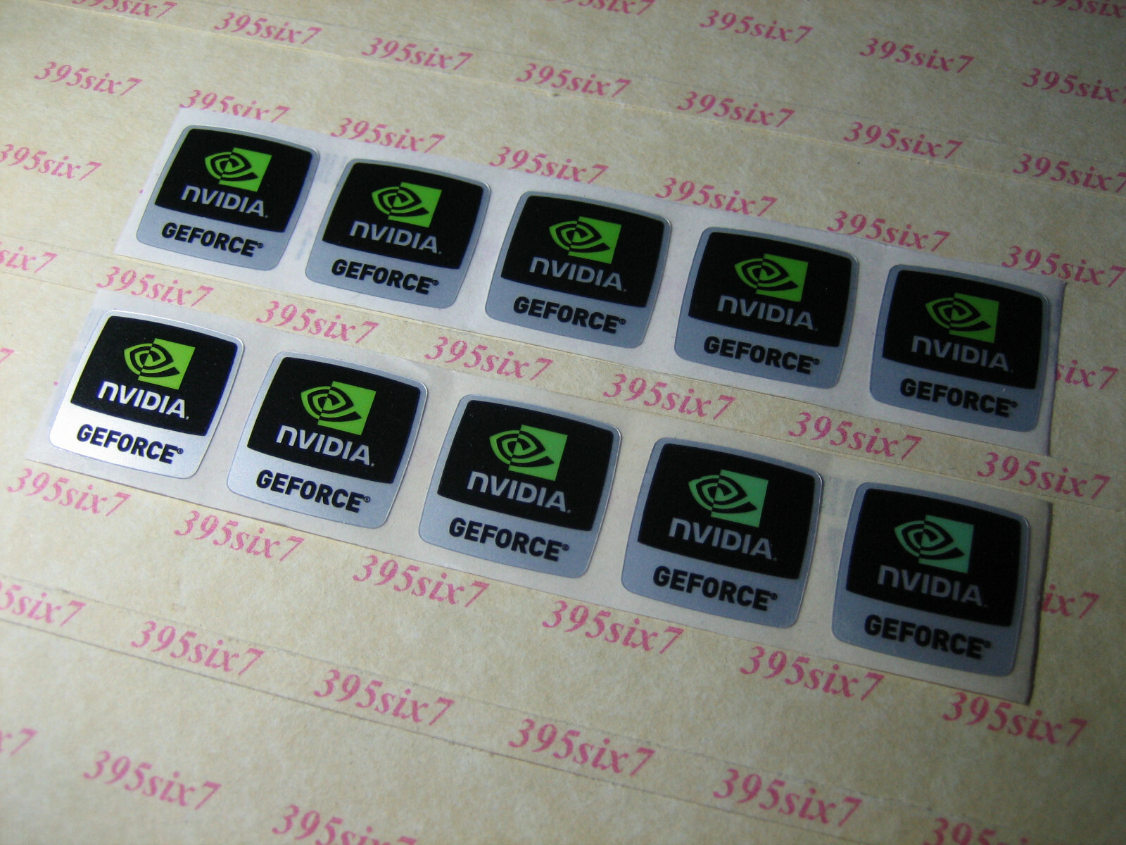 NVIDIA GEFORCE STICKER x 10 PCS NEW GENUINE | eBay