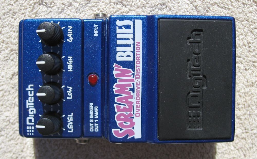 DigiTech Screamin Blues Distortion Guitar Effect Pedal for sale online ...