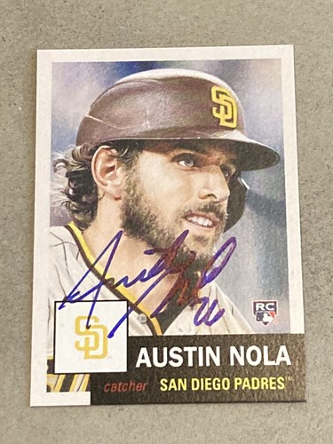 Austin Nola Signed 2020 Topps Living Set Padres Rookie Card RC ...
