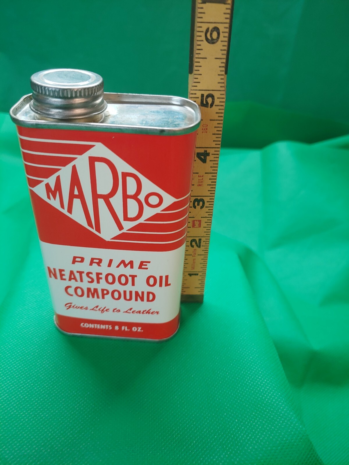 VTG MARBO PRIME NEATSFOOT OIL COMPOUND 80% TIN 8 OZ NICE CHICAGO IL | eBay