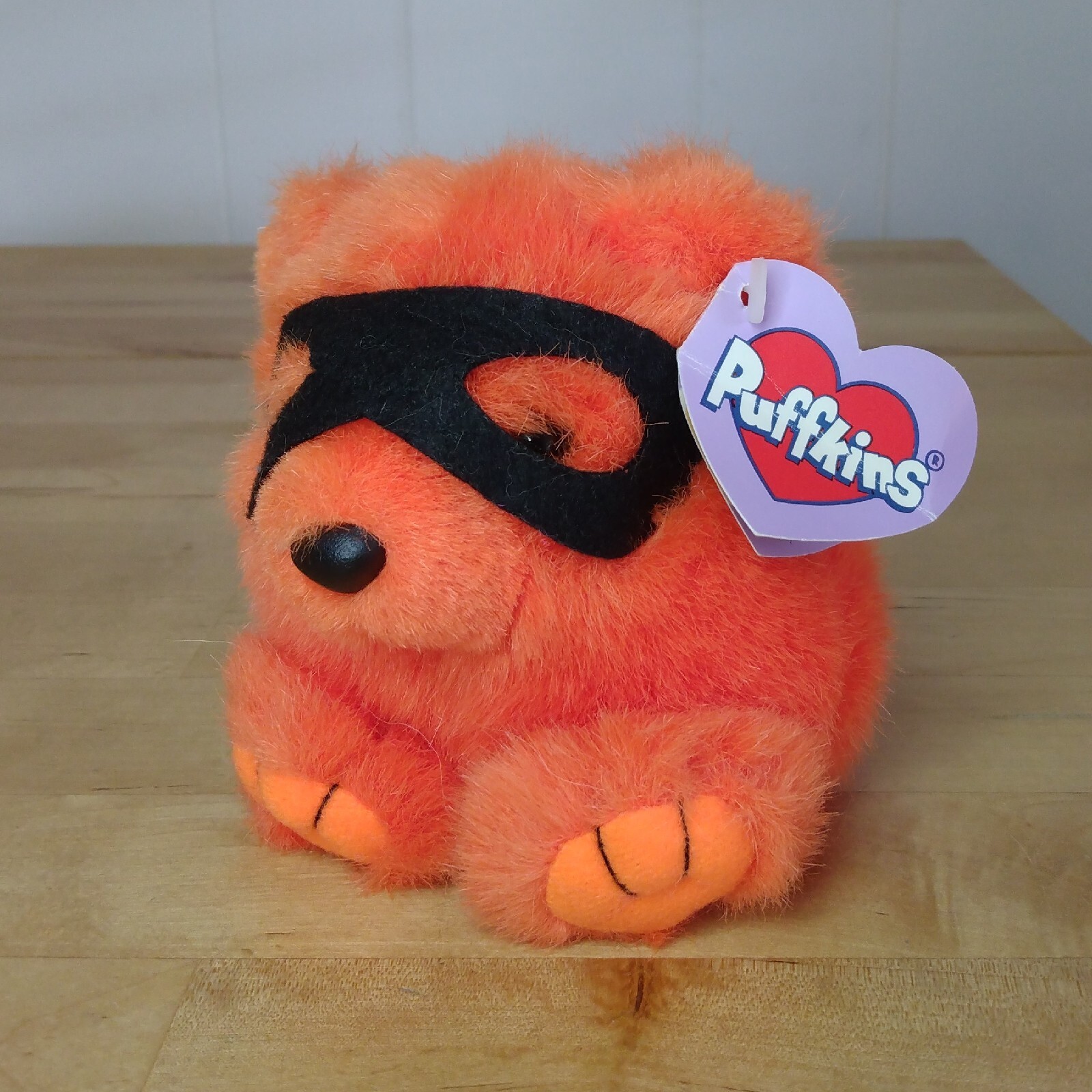TRICK THE BANDIT HALLOWEEN BEAR PLUSH BEANIE PUFFKINS NWT | eBay