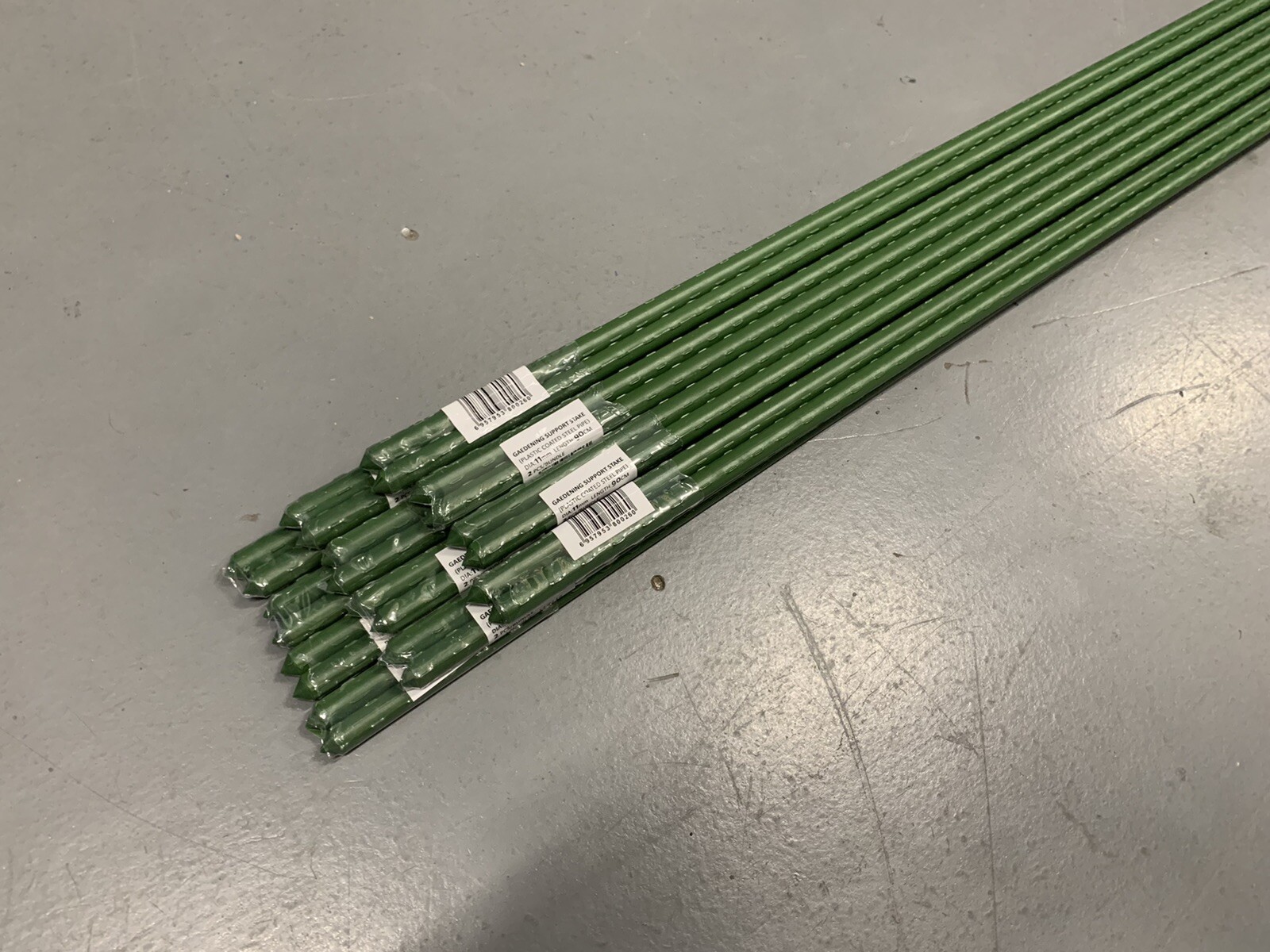 24 pcs Quality 11mm X 90cm Garden Stakes,Plastic Coated Steel Pipes, AU ...