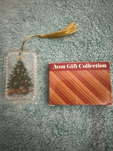 Vintage 1987 Avon 24% Lead Crystal Tree Christmas Tree Ornament IOB | eBay