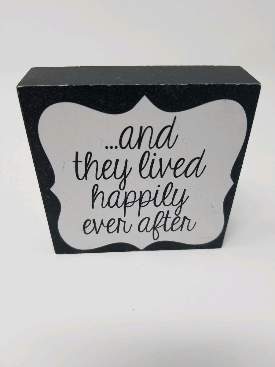 Happily Ever After Text And They Lived Happily Ever After Printable
