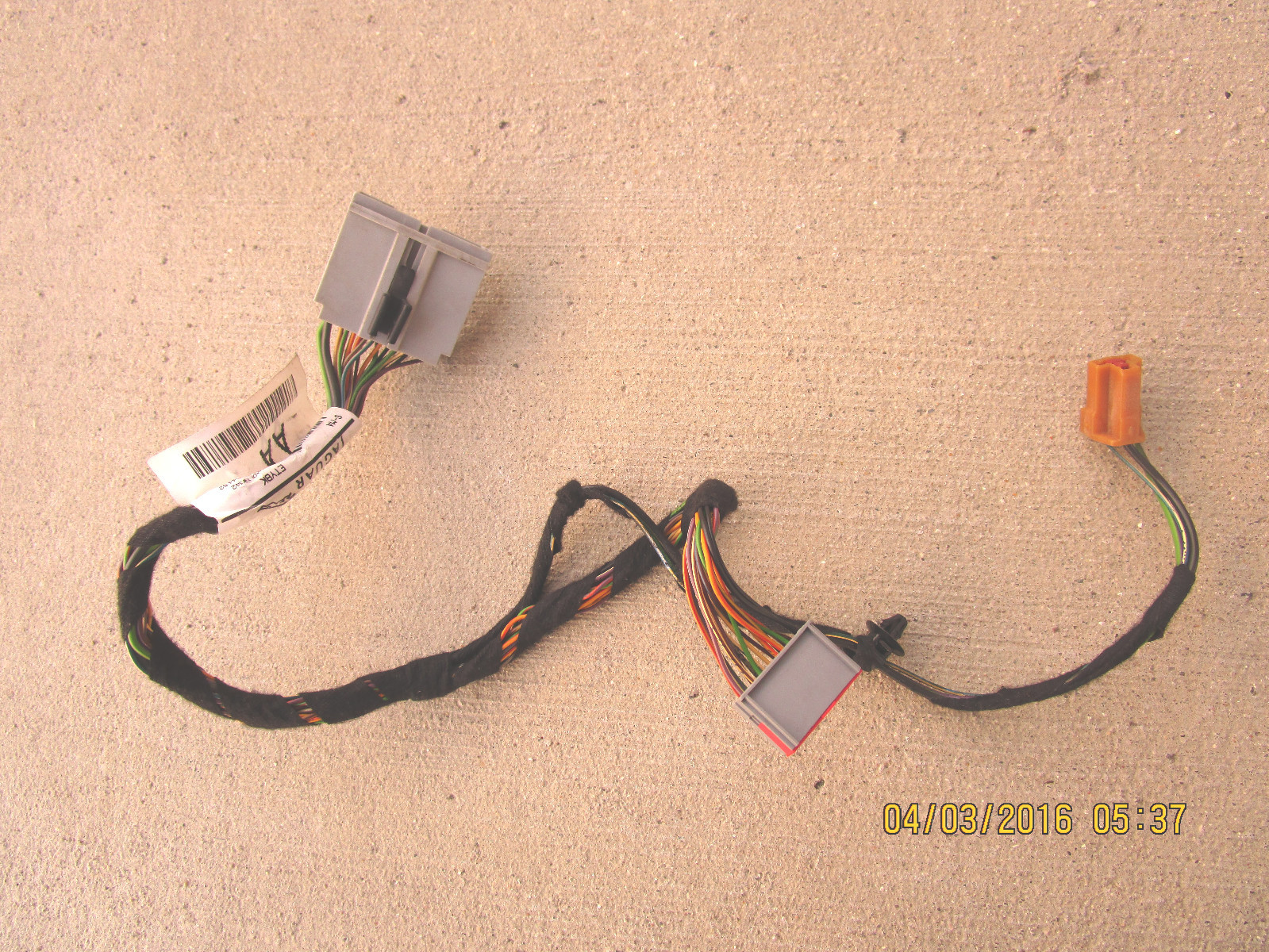 09 - 12 JAGUAR XF PREMIUM 5.0L V8 CENTER CONSOLE WIRE HARNESS P/N AX23 ...