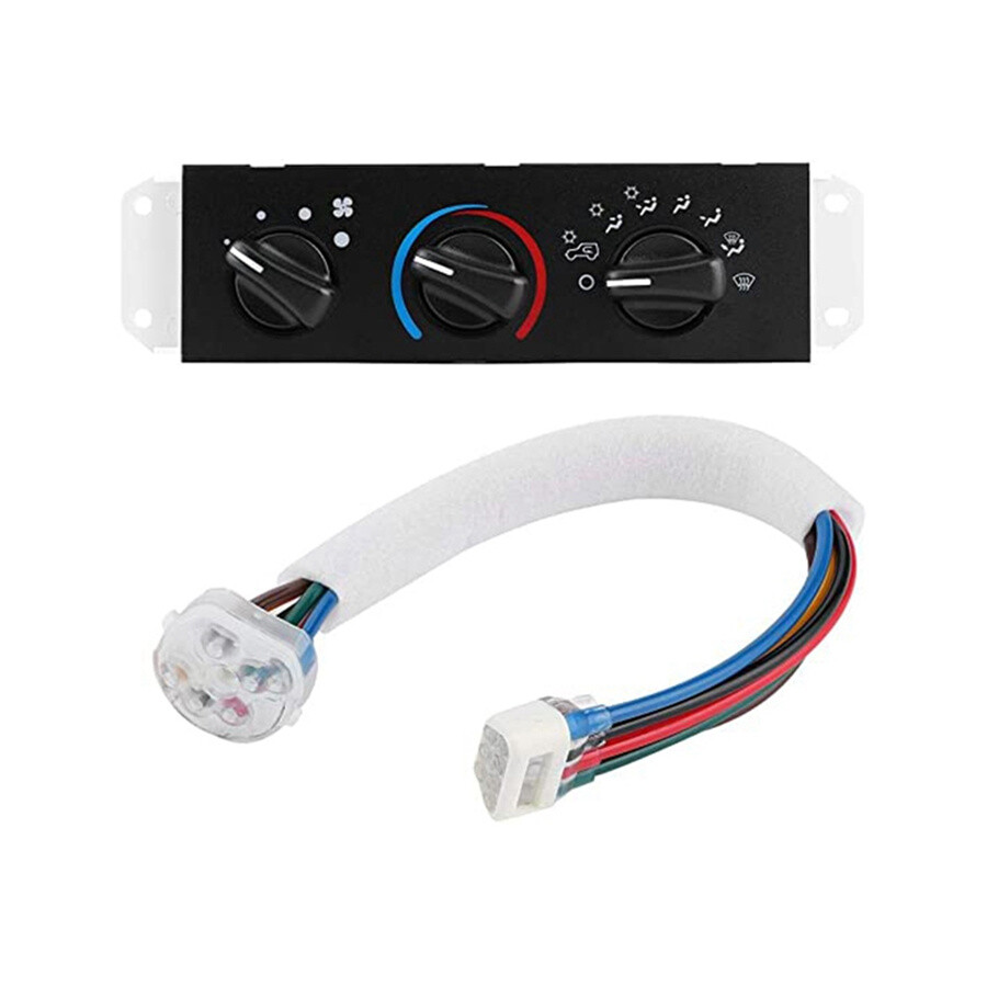 HVAC A/C Heater Control Panel w/Blower Switch+Wire For Jeep Wrangler ...