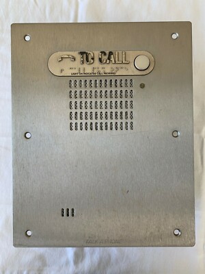 Talk-a-phone ETP-400 400C Single Button Analog Call Assistance Access ...