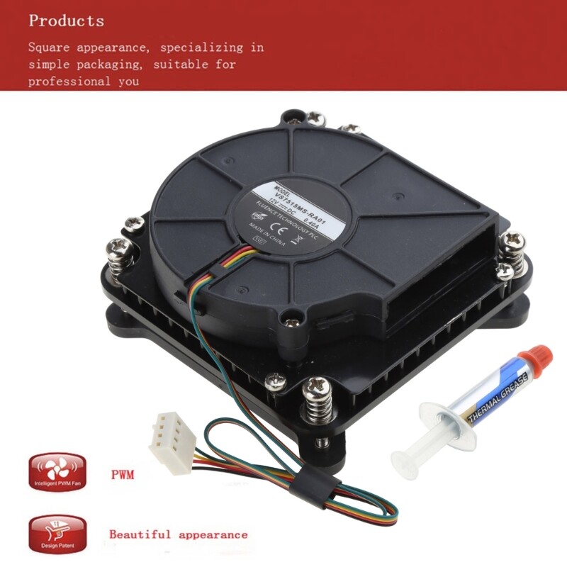 29mm C81H CPU Low Profile Cooling Fan 4Pin PWM Air Pressure Low Nois | eBay