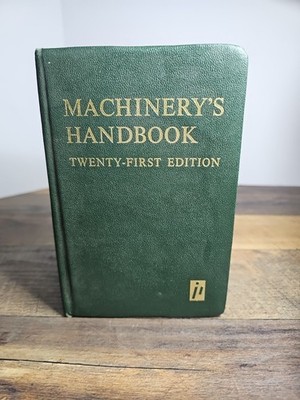 Vintage Machinery's Handbook Twenty First Edition 21st Second Printing ...