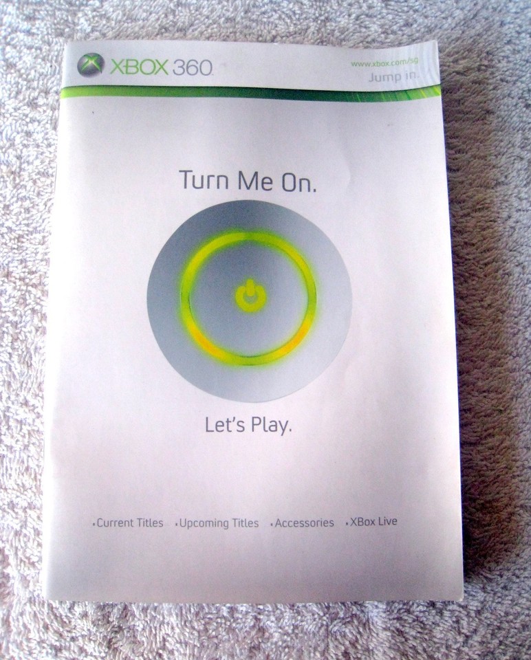 Microsoft XBOX 360 Promo Pamphlet Catalogue Book 2006 | eBay Australia