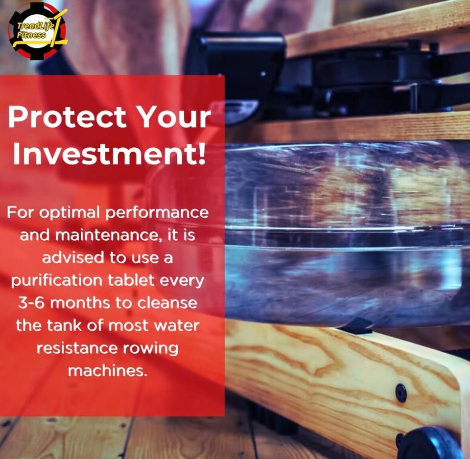 Rowing Machine WaterRower Purification Tablets | Tank Cleaner | 4-Pack ...