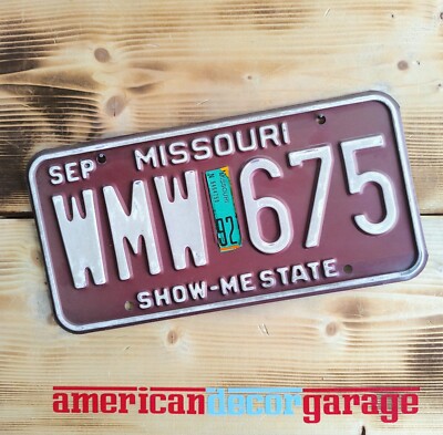USA Nummernschild/Kennzeichen/license plate * Missouri Show Me State ...