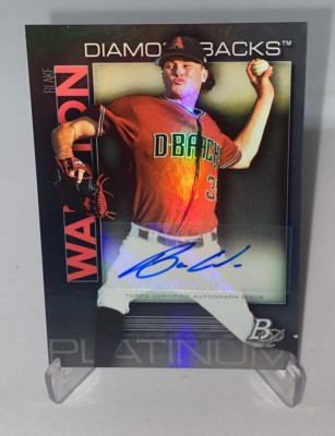 2020 Bowman Platinum Top Prospect Autographs #TOP33 Blake Walston ...