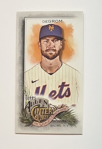 2022 TOPPS ALLEN & GINTER #6 JACOB deGROM ALLEN & GINTER BACK MINI ...