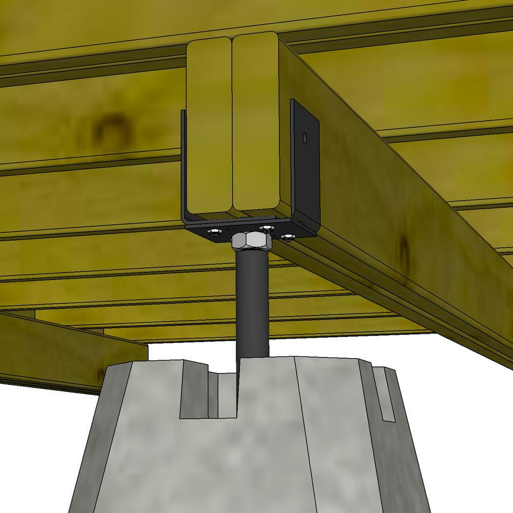pylex adjustable deck support multi format reversible function (pack of ...