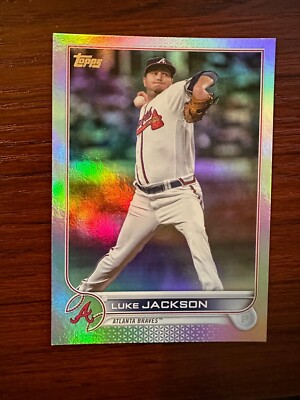2022 Topps Update Luke Jackson Rainbow Foil #US170 Atlanta Braves | eBay