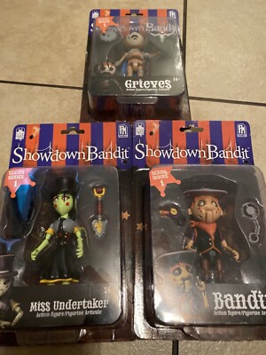 SHOWDOWN BANDIT *SET ALL 3 FIGURES* BANDIT + GRIEVES + MISS UNDERTAKER ...