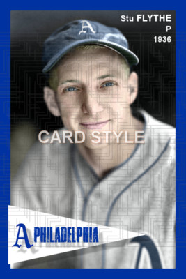 Stu Flythe - 1936 Philadelphia Athletics - choose a size - colorized ...