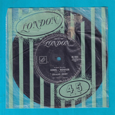 Duane Eddy Oz "London" 45rpm single- Rebel Rouser / Dixie | eBay