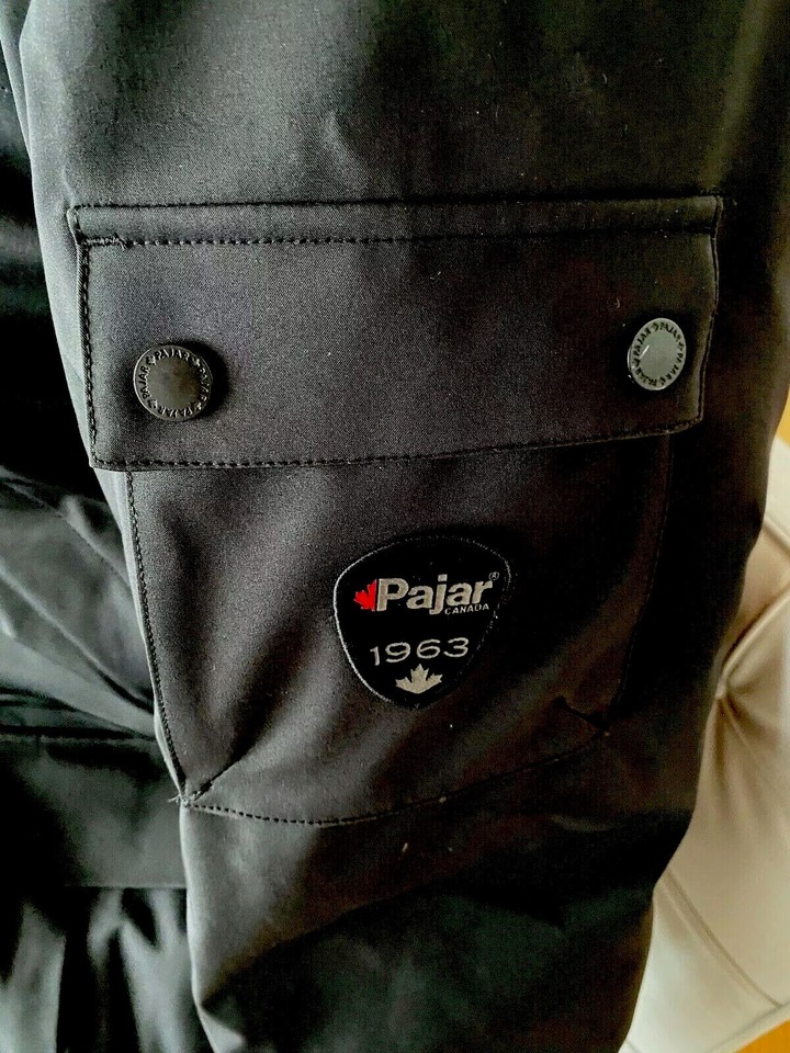 PAJAR CANADA 1965 LOGO DOWN PARKER WITH DETECTABLE FUR HOOD MENS JACKET ...