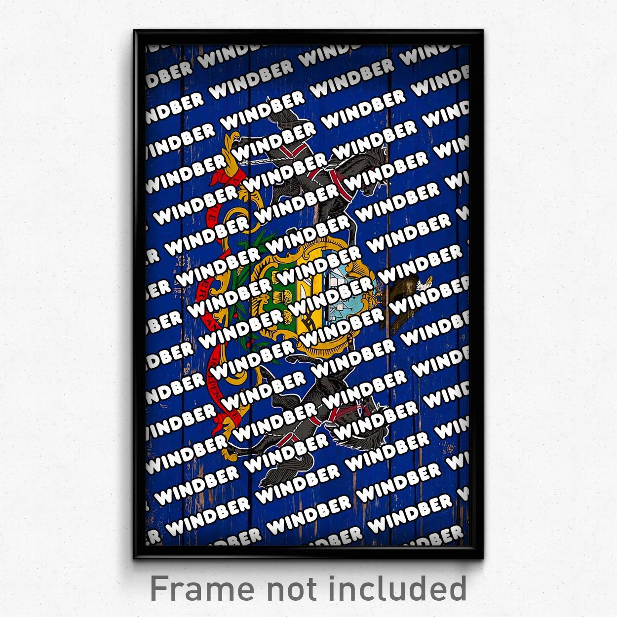 Windber Pennsylvania Poster (PA City Souvenir 11x17 Town Print) | eBay