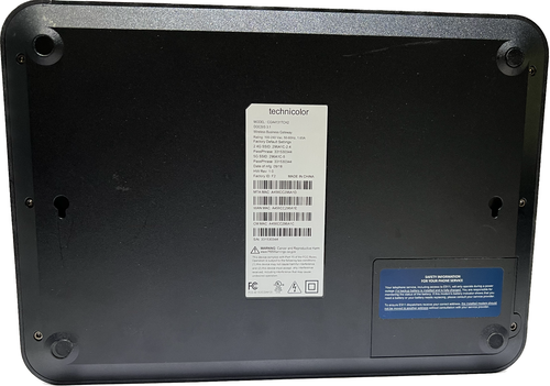 Technicolor Router Wireless Gateway Model CGA4131TCH2 DOCSIS 3.1 ...