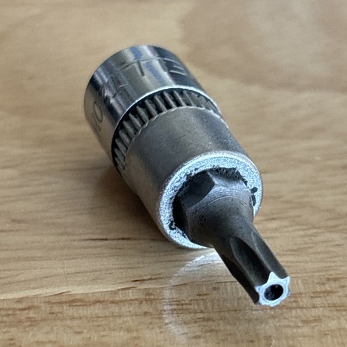 Cornwell T20H T20 Torx Star Tamperproof Bit Driver Socket 1/4" Drive ...