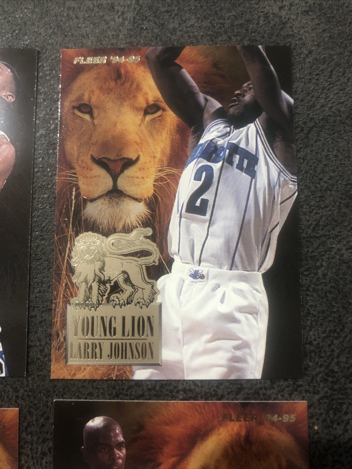 1994-95 FLEER YOUNG LION COMPLETE 6 CARD SET MT SHAQUILLE/WEBBER/ALONZO ...