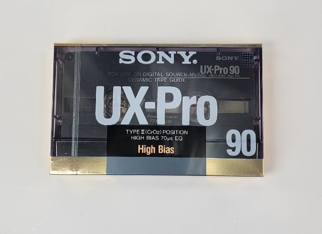 2 Sony Ux-pro 90 Minute Type II High Bias Cassette Tapes Cro2 for sale ...