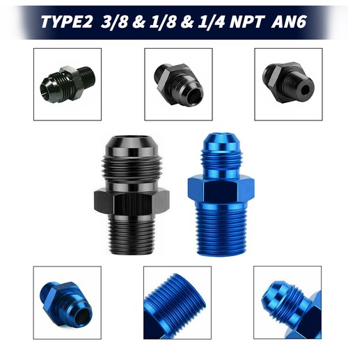 4AN/6AN/8AN/10AN to 6AN/8AN/10AN Straight / 90D Fitting For Fuel/Oil ...