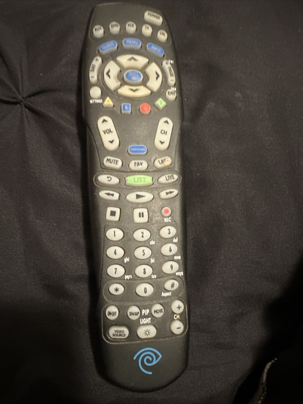 Time Warner RC122 Universal Remote Control TWC Blue for sale online | eBay