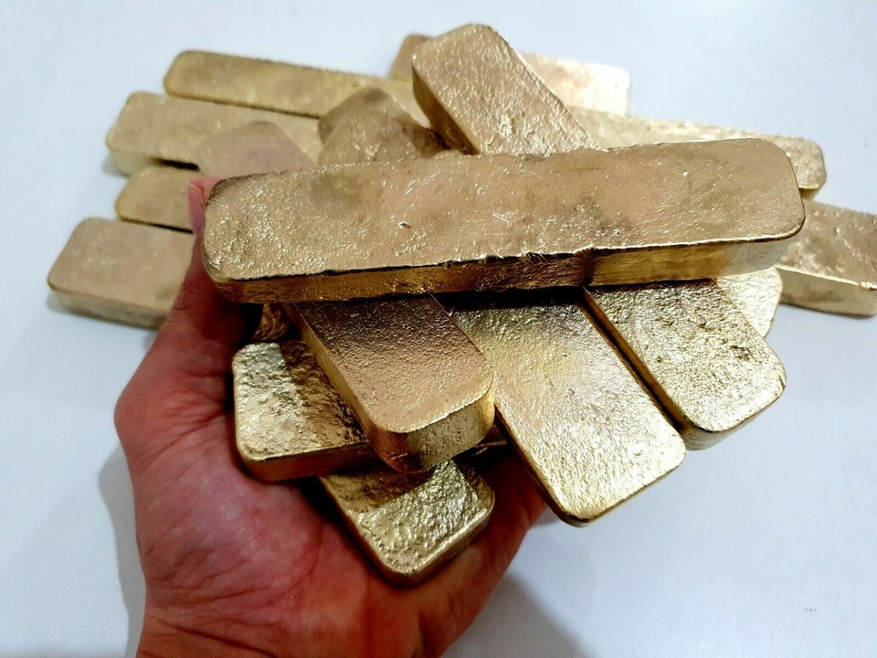 1935 Grams Scrap gold bar for Gold Recovery Melted Different Computer ...