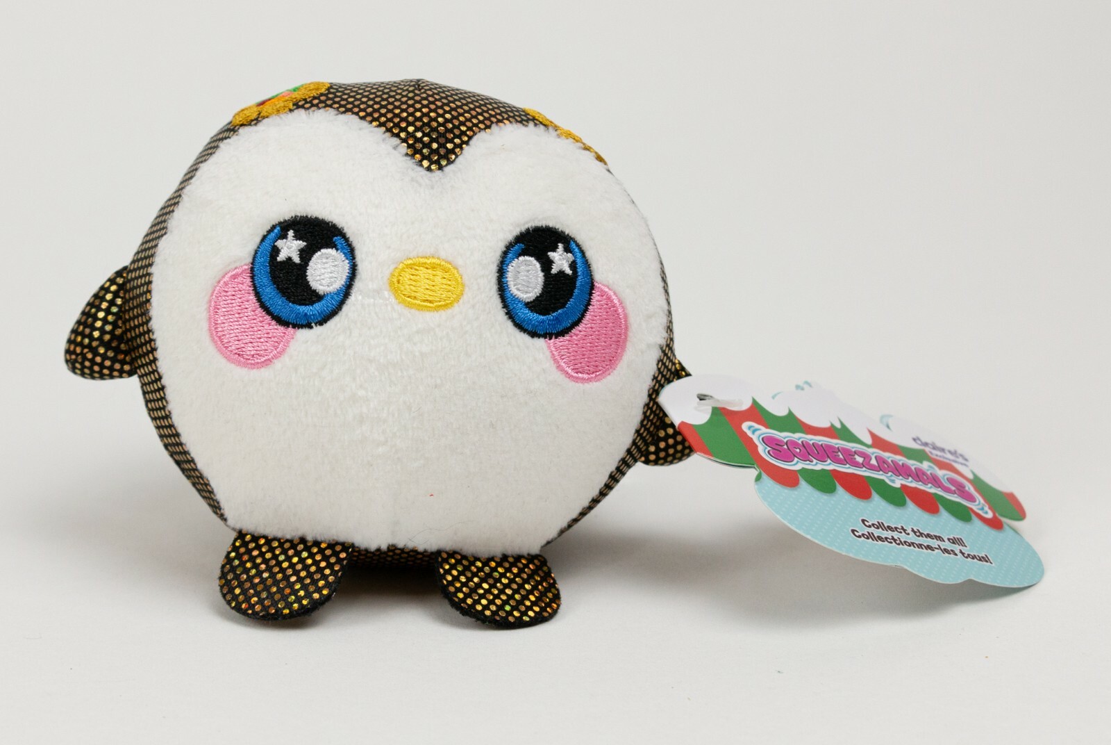 NWT Claire’s Exclusive Squeezamals Sparkly Penguin Slow Rise Plush ...