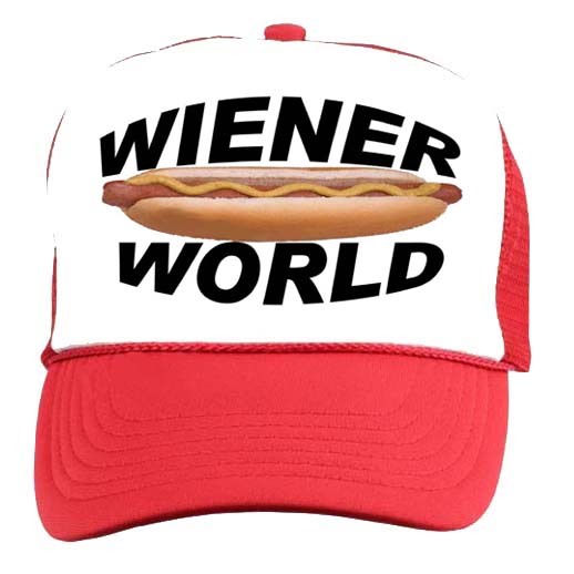 WEINER WORLD Trucker HAT CAP Funny Sexy Adult Halloween Costume Cosplay ...