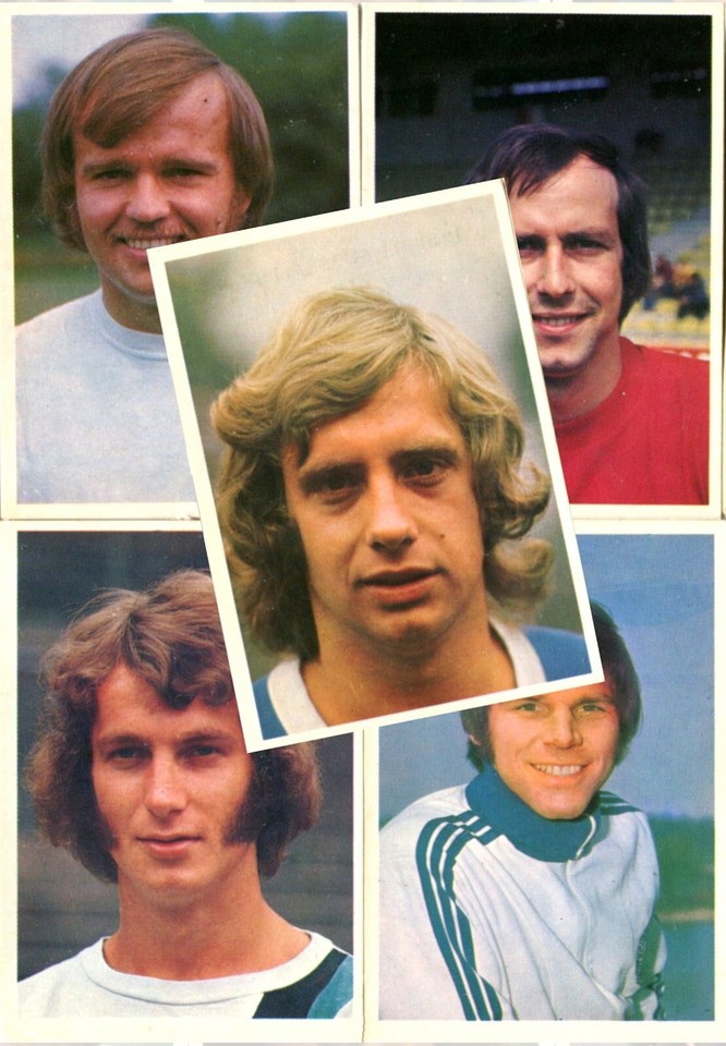Bergmann: Unsere Fußballstars 1973 / 74 - Freie Wahl von 5 Bildern ...