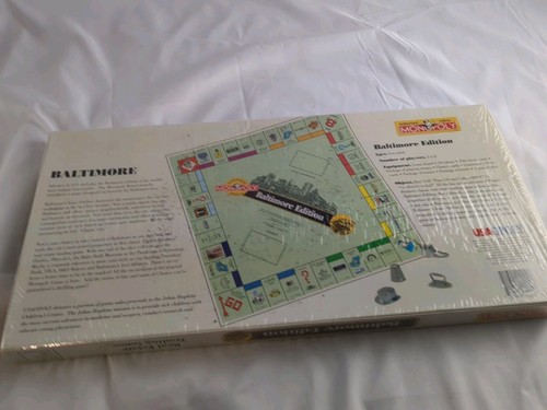 MONOPOLY Baltimore Edition Board Game Factory Sealed 1997 USAopoly | eBay