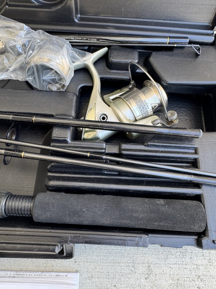VINTAGE DAIWA REGAL-X 2500IA FISHING SPINNING ABS REEL + JUPITER ROD ...