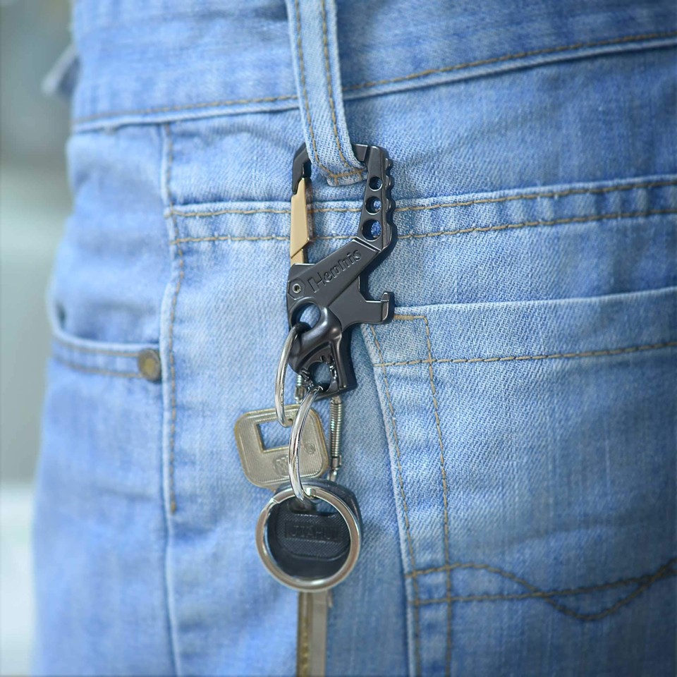 Heavy Duty Key Chain Bottle Opener,Carabiner Car Key Chains for Men and ...