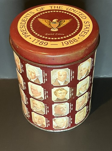 Vintage Presidents of the United States Tin 1789-1988 Limited Edition 6 ...