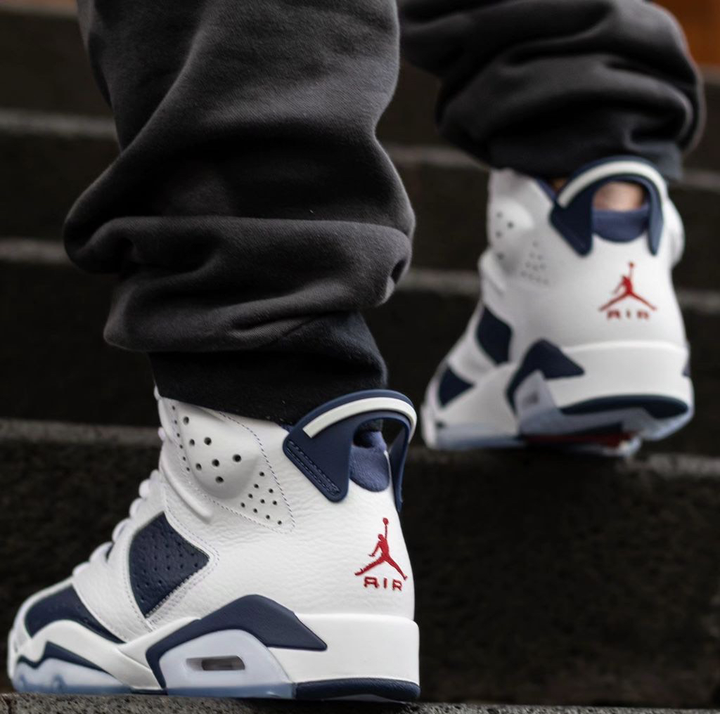 Nike Jordan Air Jordan 6 Olympic Retro Jordan Ⅵ AJ6Basketball Shoes ...